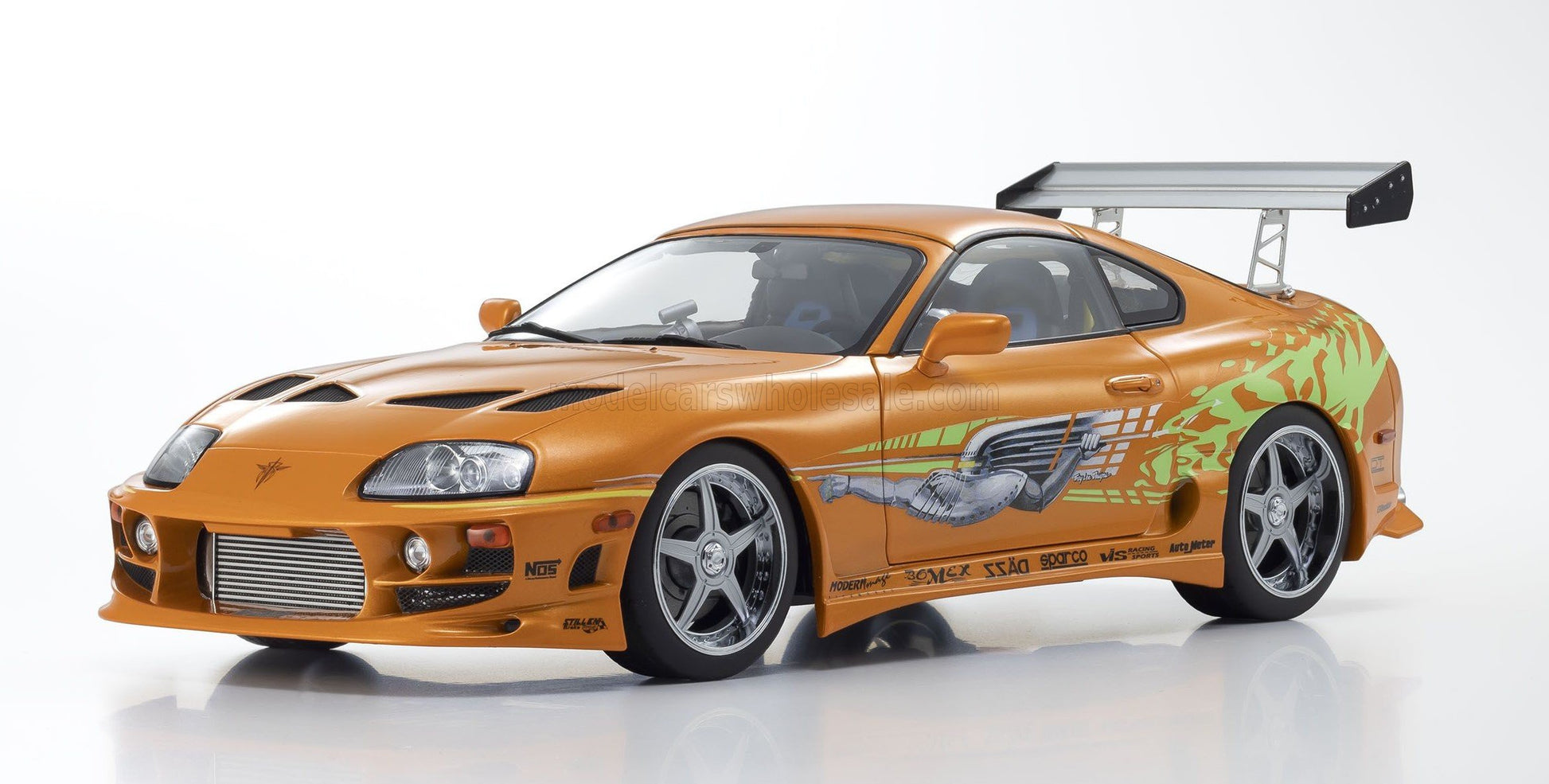 1/18 - BRIAN'S SUPRA MKIV SPIDER 1995 - FAST & FURIOUS - ORANGE - Kyos ...