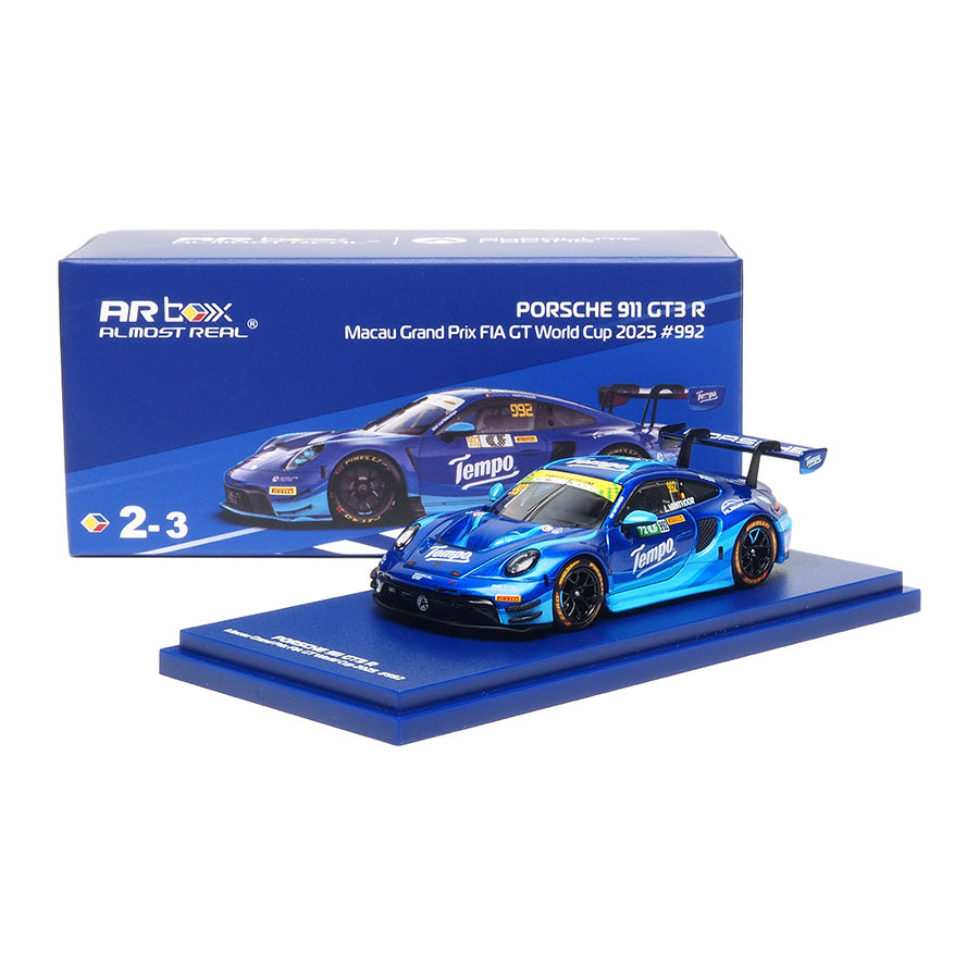 1/64 Porsche 911 GT3 R - Macau FIA GT World Cup 2025 #992 - AR Box - 6 ...